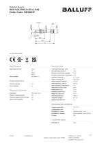 Sensor de proximidad inductivo - BES00HF - Balluff GmbH - cilíndrico ...