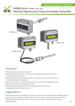 Sensor de temperatura y de humedad para la industria - THM80X Series - eyc-tech - relativa ...